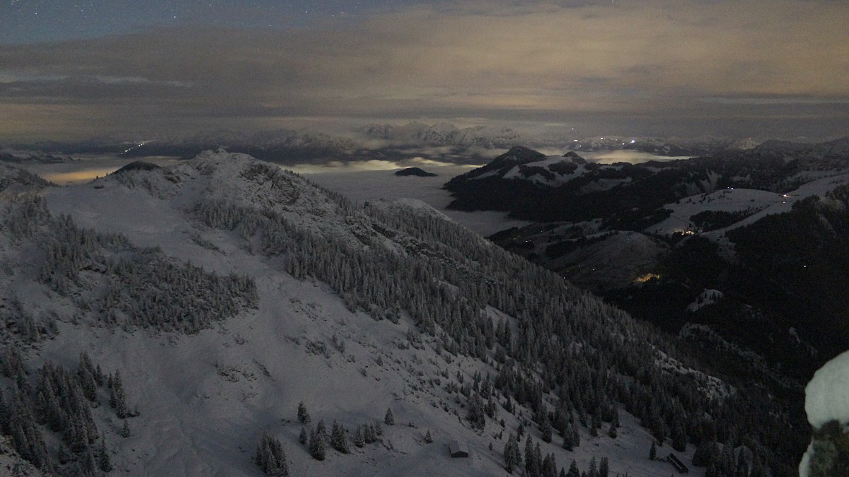 Wendelsteinbahn Bergstation - Gacher Blick nach Südosten - Foto-Webcam.eu